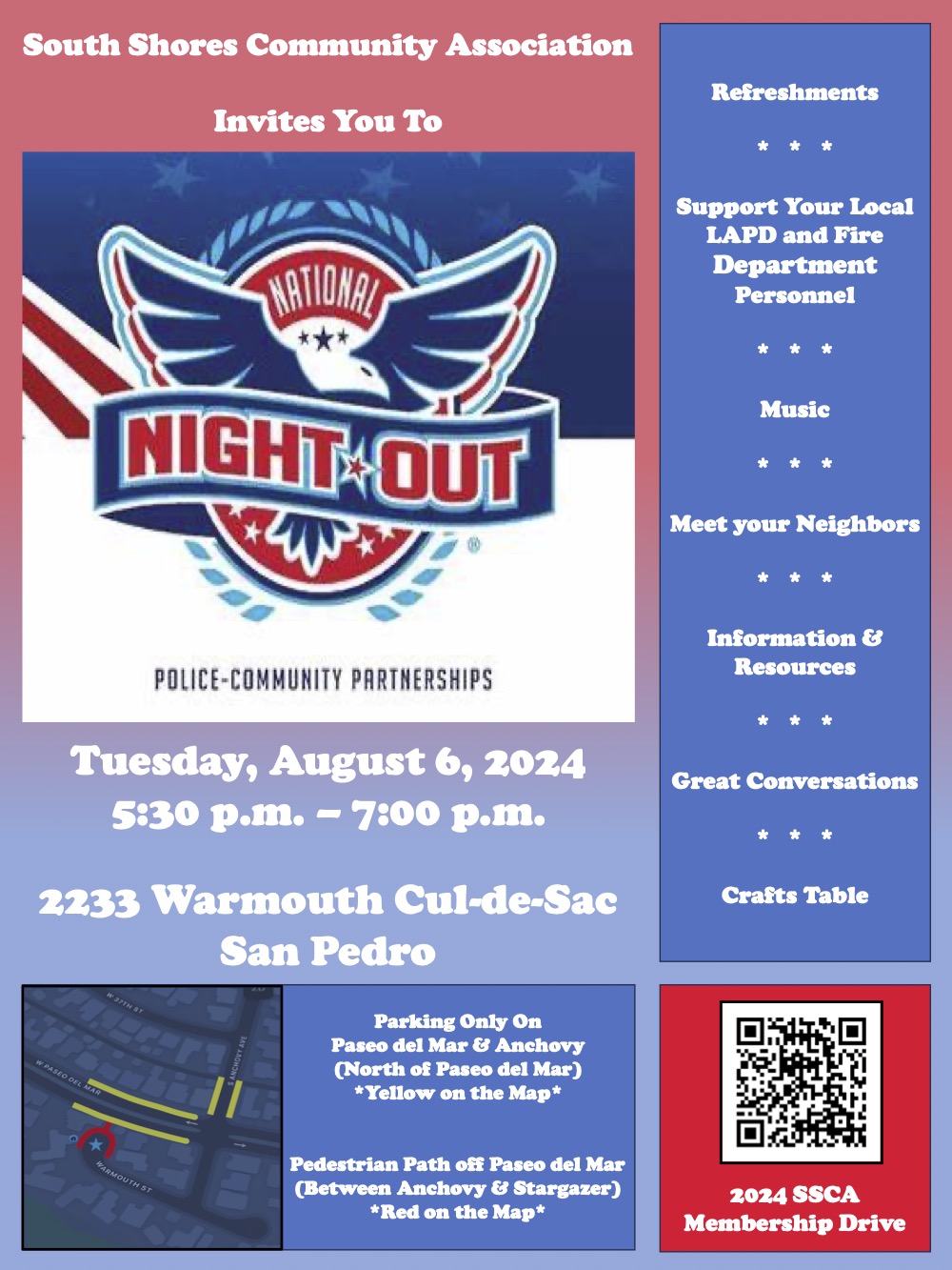 2024 National Night Out – South Shores Community Association